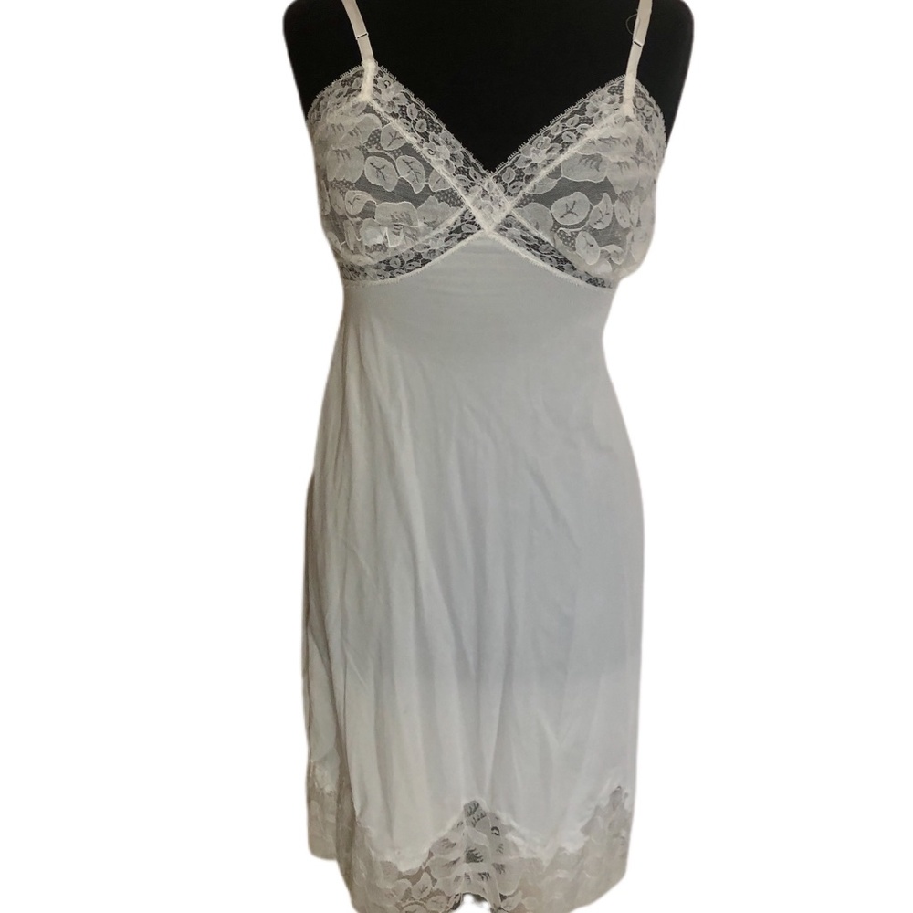 Van Raalte Suavette Full Slip Womens S 32s White Nylo… - Gem